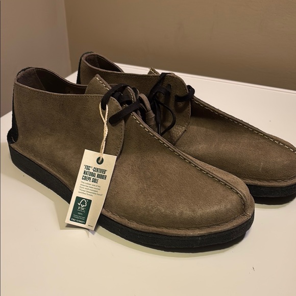Clarks | Shoes | Clarks Mens Desert Trek Grey Oxford | Poshmark
